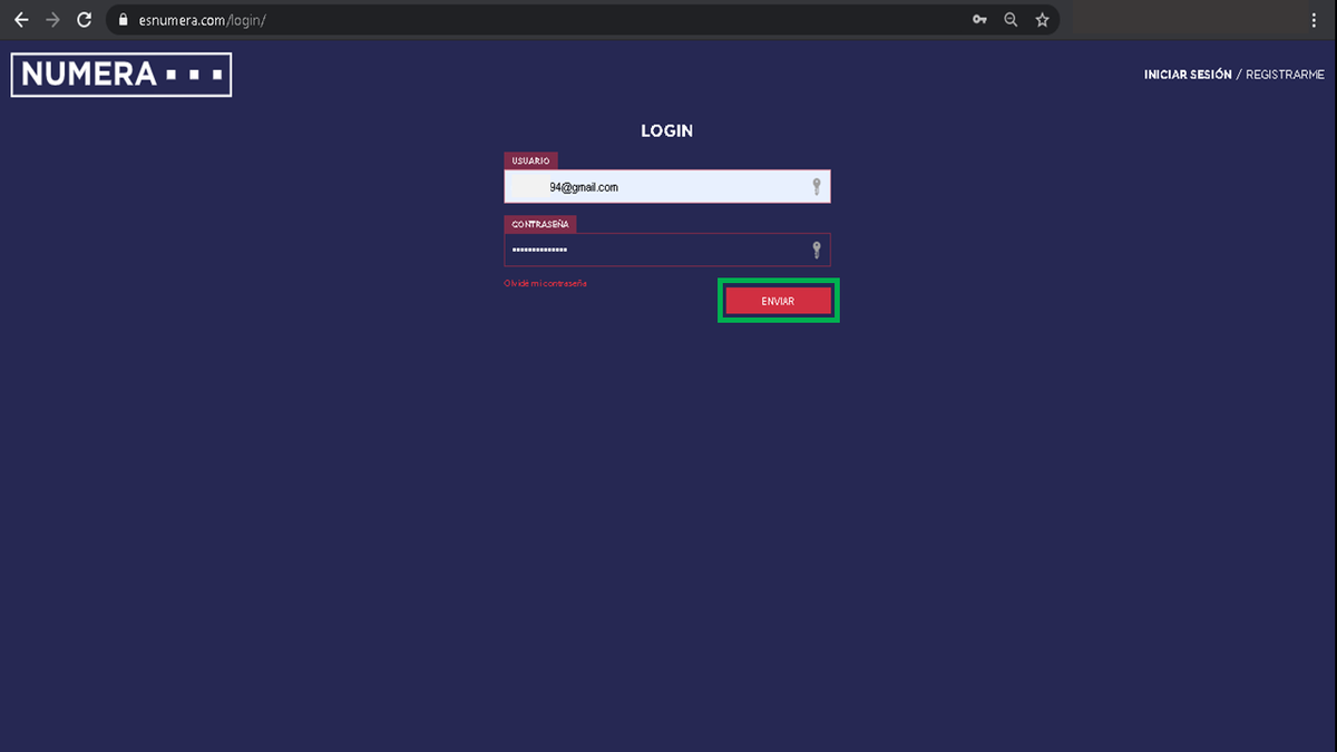 Registrarse en Numera - Numera Wiki